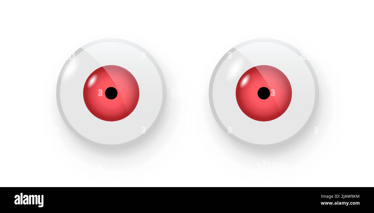 Cartoon Eyes Looking Forward