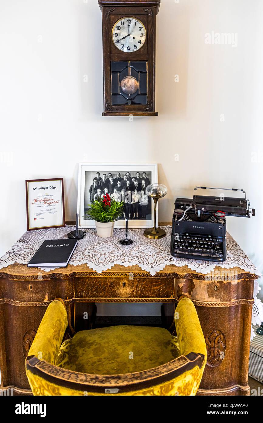 Héraðsskólin is the former school of Laugarvatn. Designed by the state ...