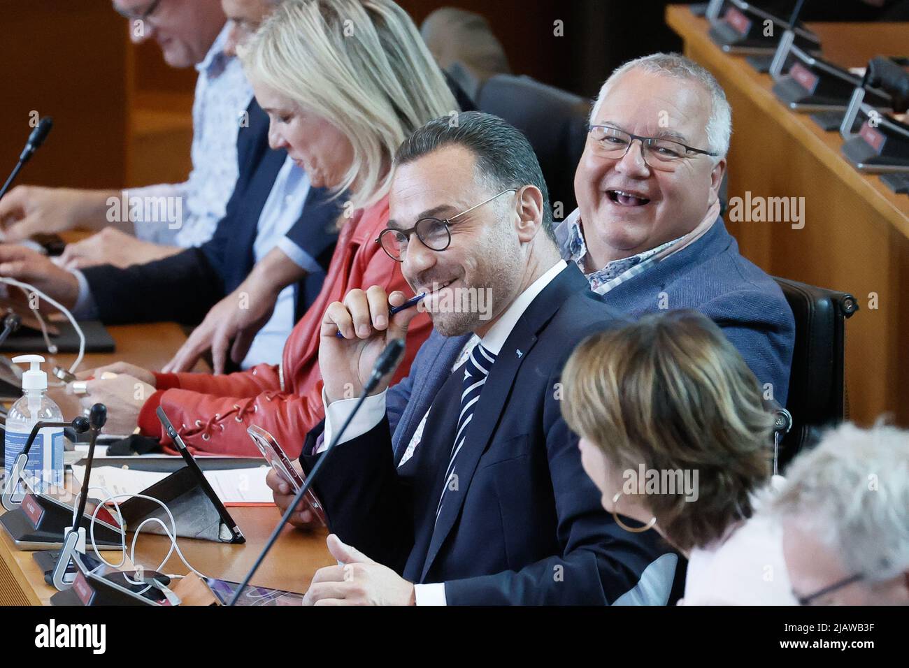 PS' Jean-Charles Luperto and PS' Andre Frederic pictured during a ...