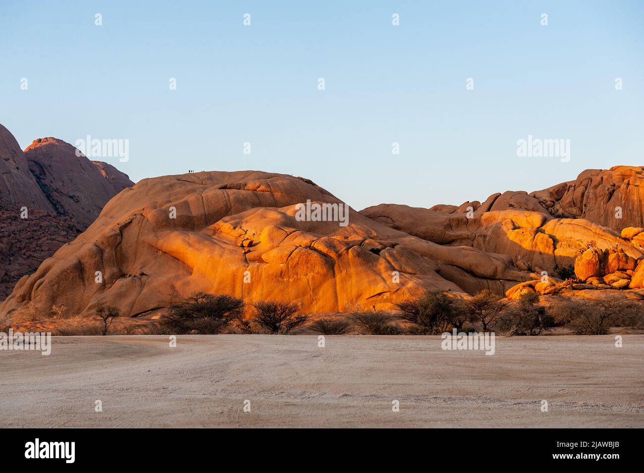 Impression of the Rocky Namibian Desert near Spitzkoppe during the ...