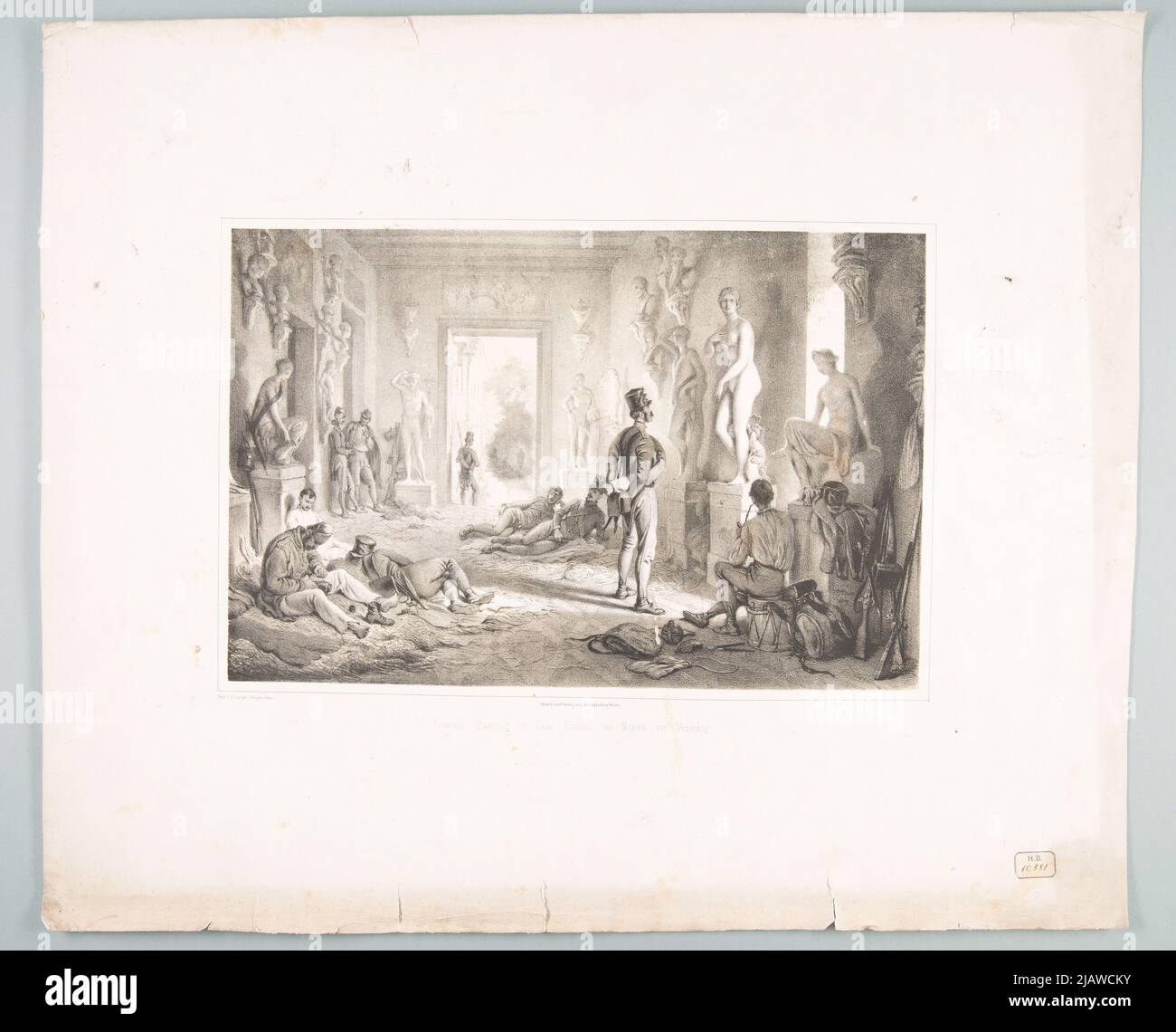 Soldiers' accommodation at the Picozzi Casu Palace in Venice. Adam ...