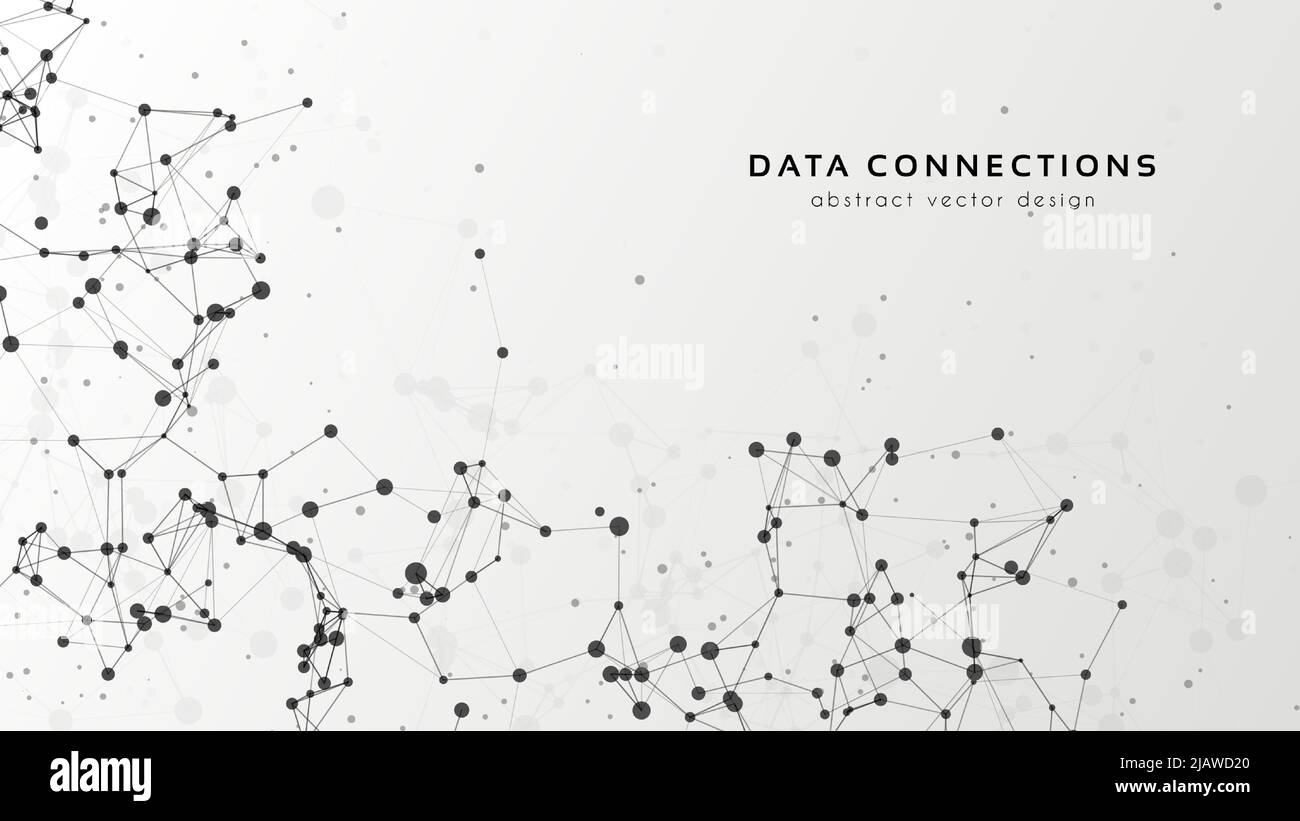 Abstract mesh vector background. Futuristic technology style card ...