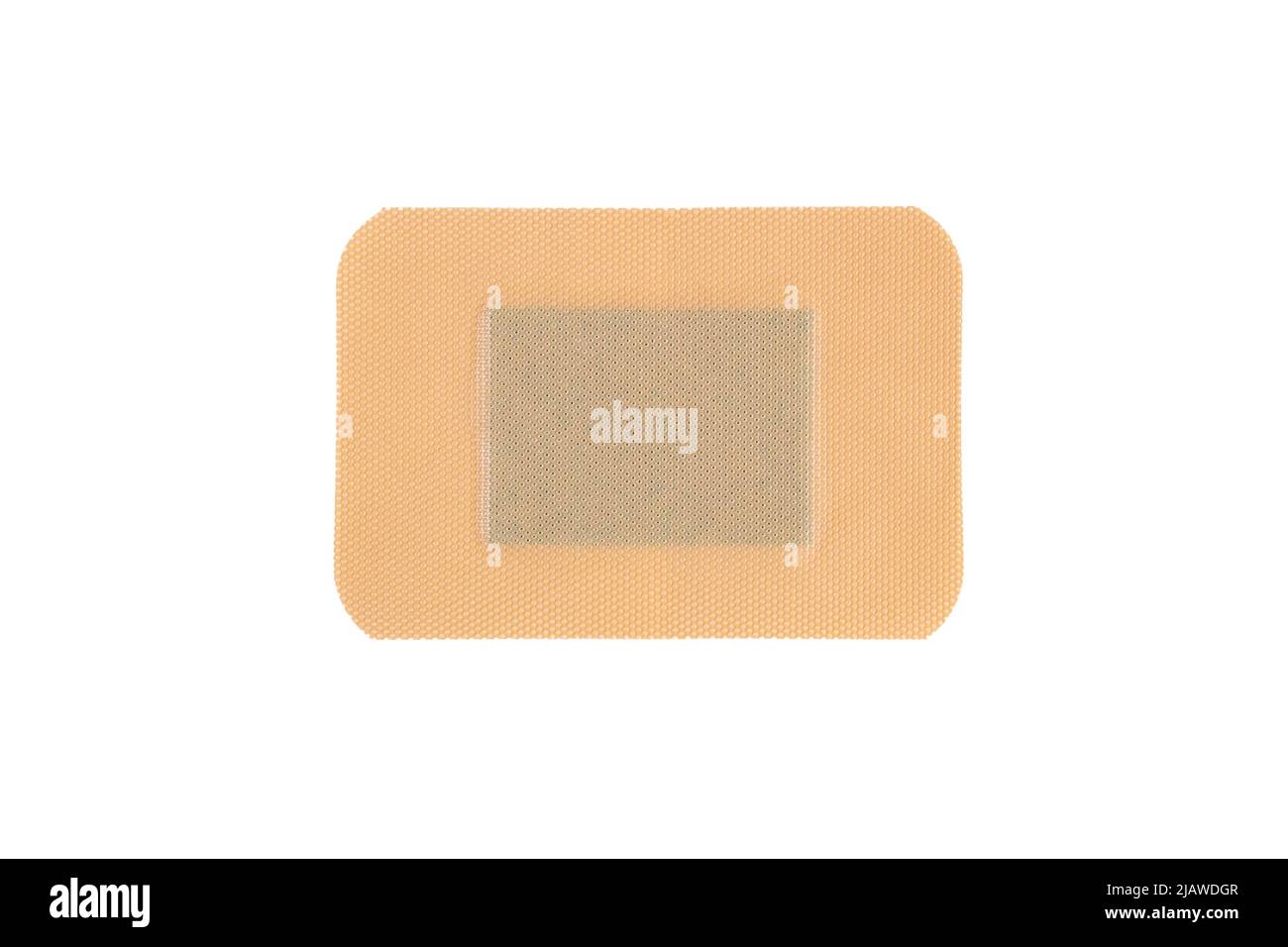 Beige adhesive bandage or medical sticking plaster for first aid ...