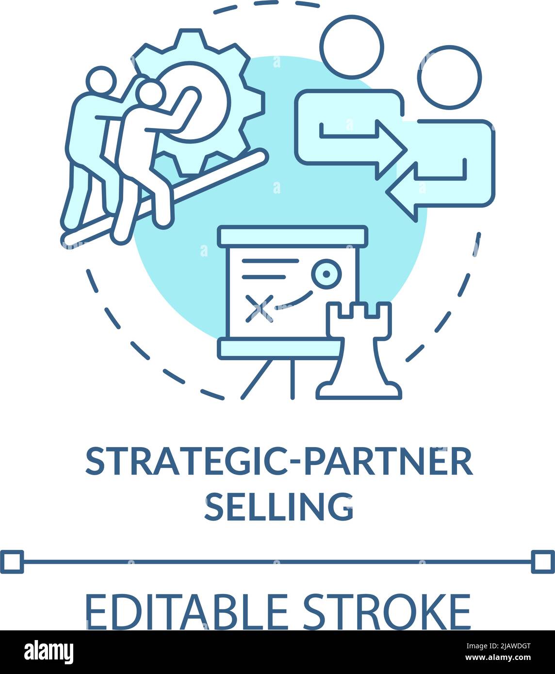 Strategic business partner Stock Vector Images - Alamy