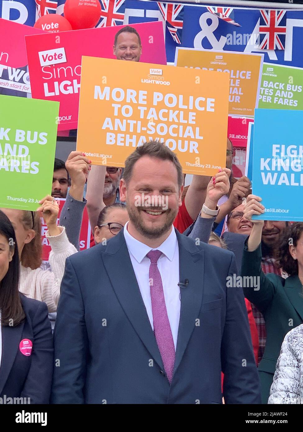 Simon Lightwood, Labour's candidate for the Wakefield by-election at ...