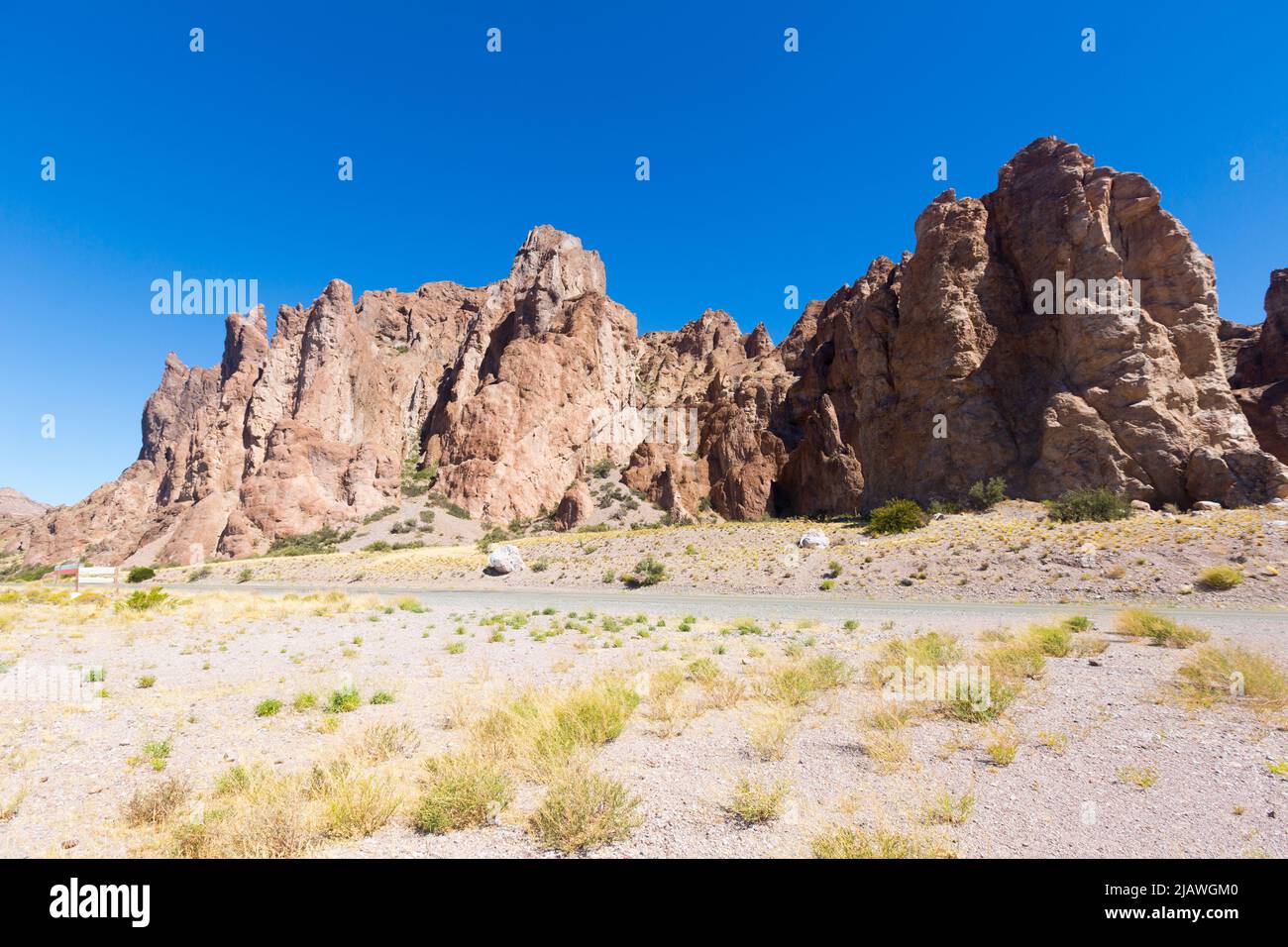 Views of landscape near RN 25, Patagonia, Argentina Stock Photo - Alamy