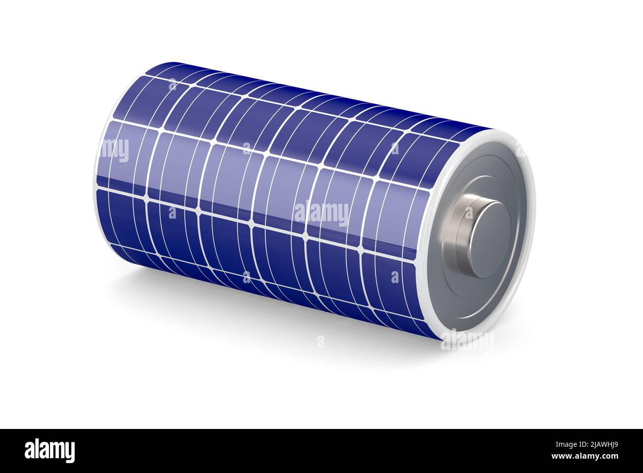 solar panel battery on white background. Isolated 3D illustration Stock ...