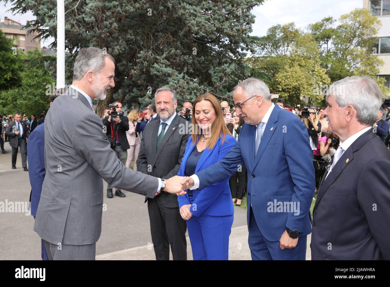 31-05-2022 Leon King Felipe attend the 25th anniversary commemoration ...