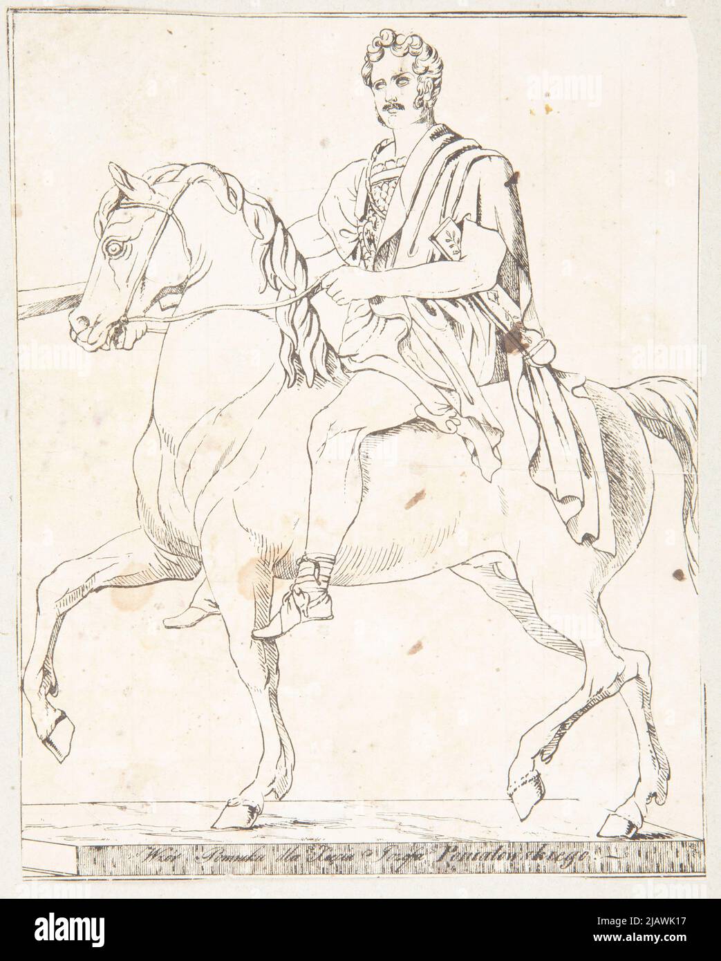 The Pattern of the Monument for Xcza Józef Poniatowski unknown Stock ...