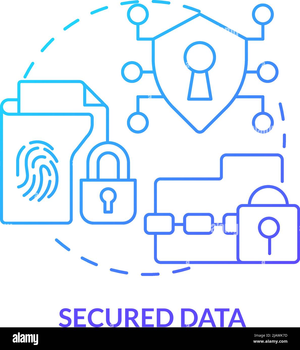 Secured data blue gradient concept icon Stock Vector Image & Art - Alamy Secured data blue gradient concept icon Stock Vector Image & Art - Alamy