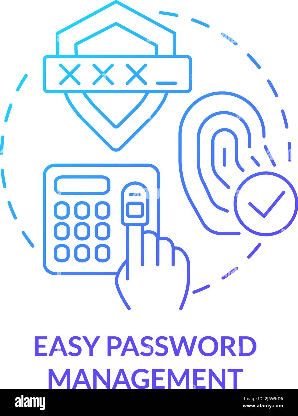 Easy password Stock Vector Images - Alamy