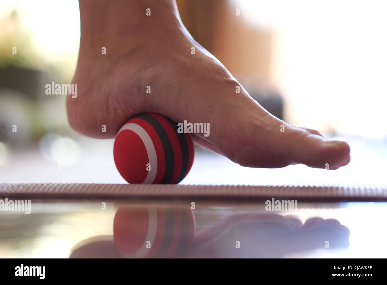 Foot massager and trigger massage ball closeup Stock Photo - Alamy