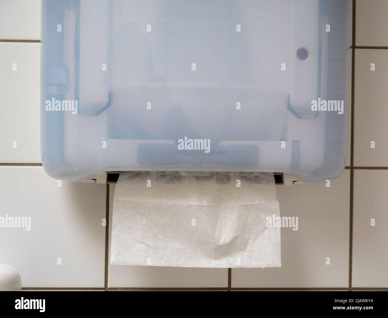 Plastic Box With The Paper Towels Stock Photo - Alamy