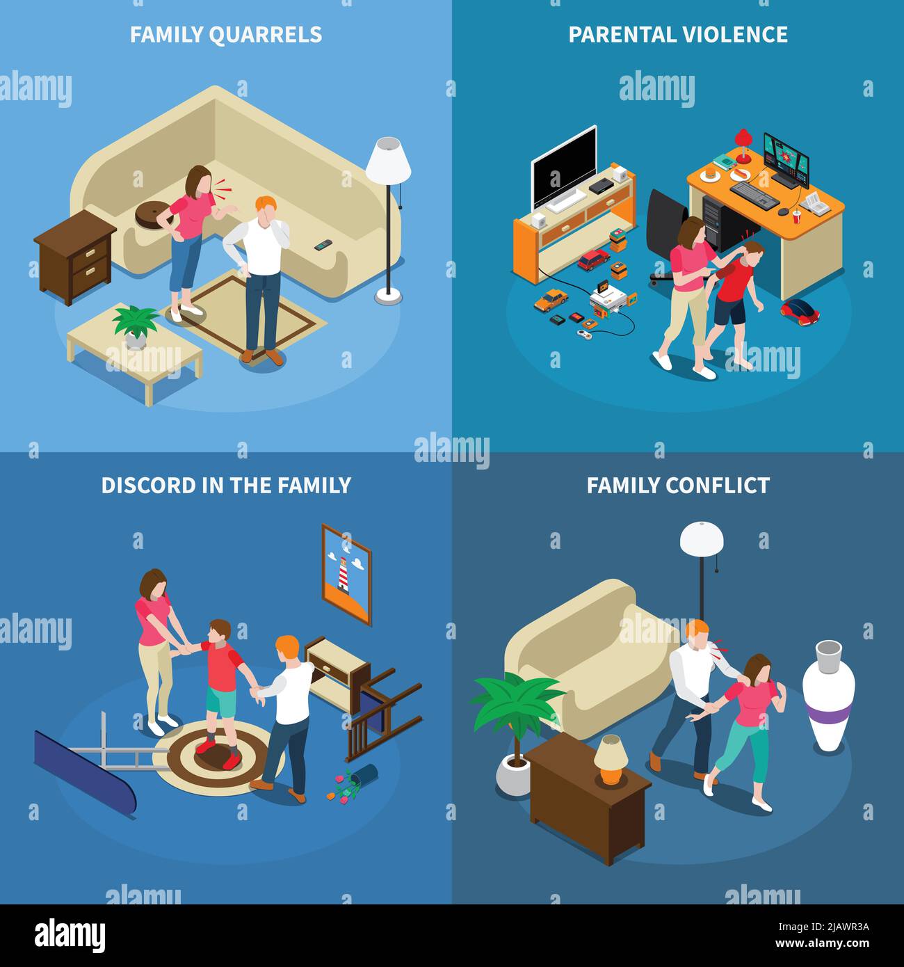 Relationship issues Stock Vector Images - Alamy