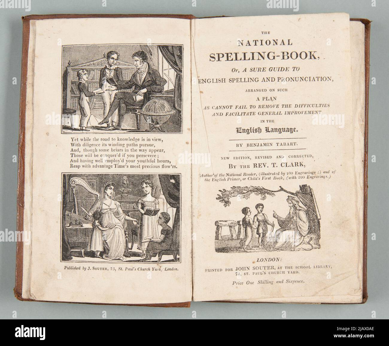 Tabart Benjamin, The national speeling book or a sure guide to Englisch ...