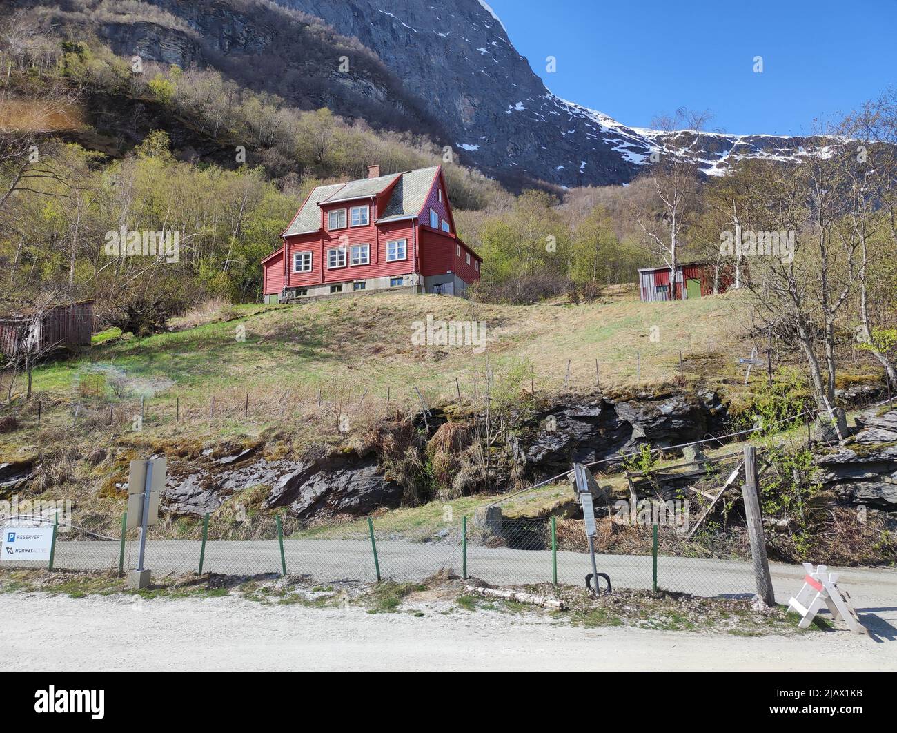 Flam, Norway - 30 April 2022: Flam landscape Stock Photo - Alamy