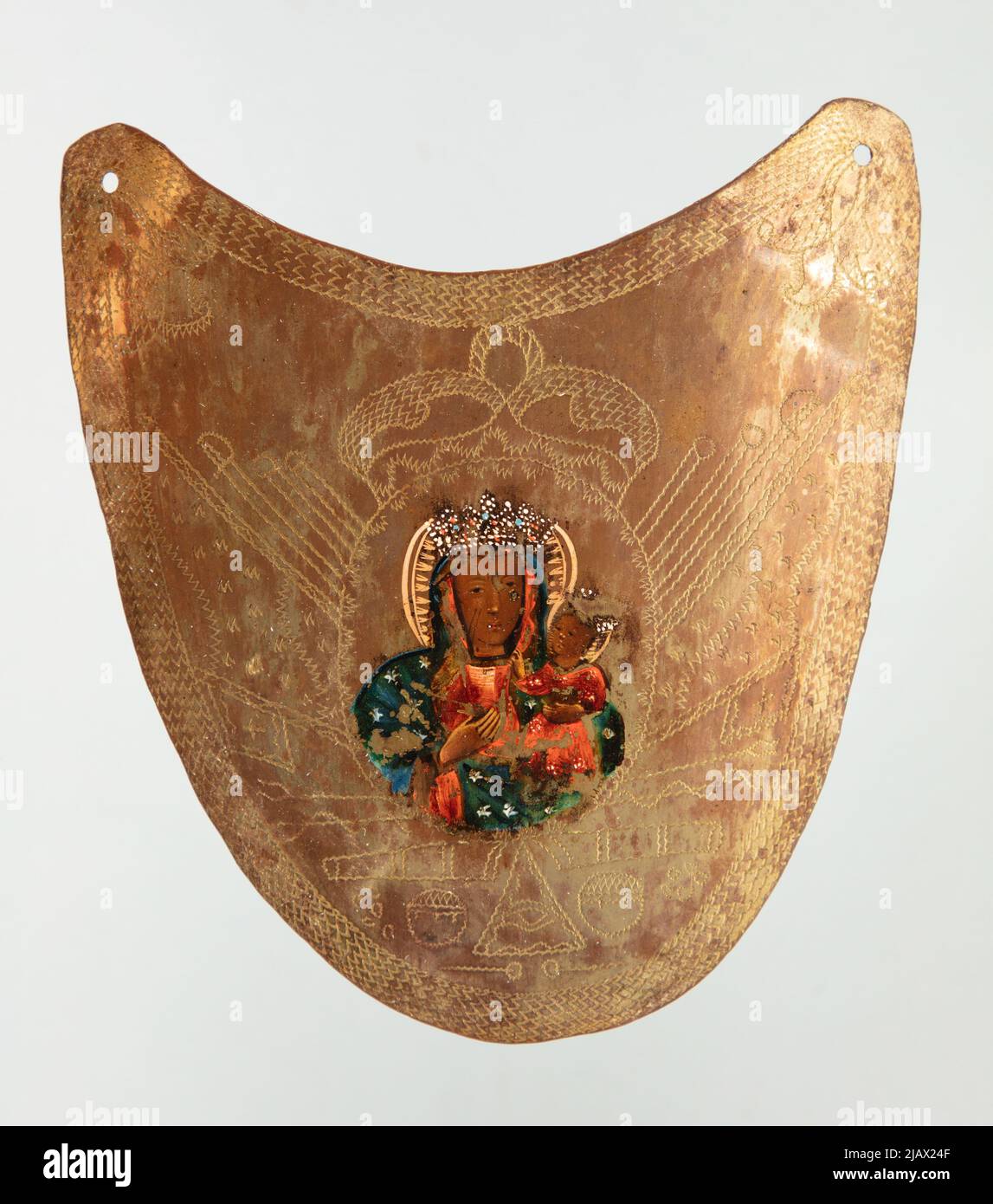 Devotional gutter unknown label Stock Photo - Alamy