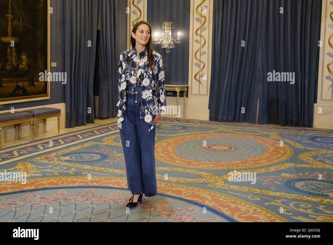 French actress Marion Cotillard, attends the "Juana de Arco" photocall ...