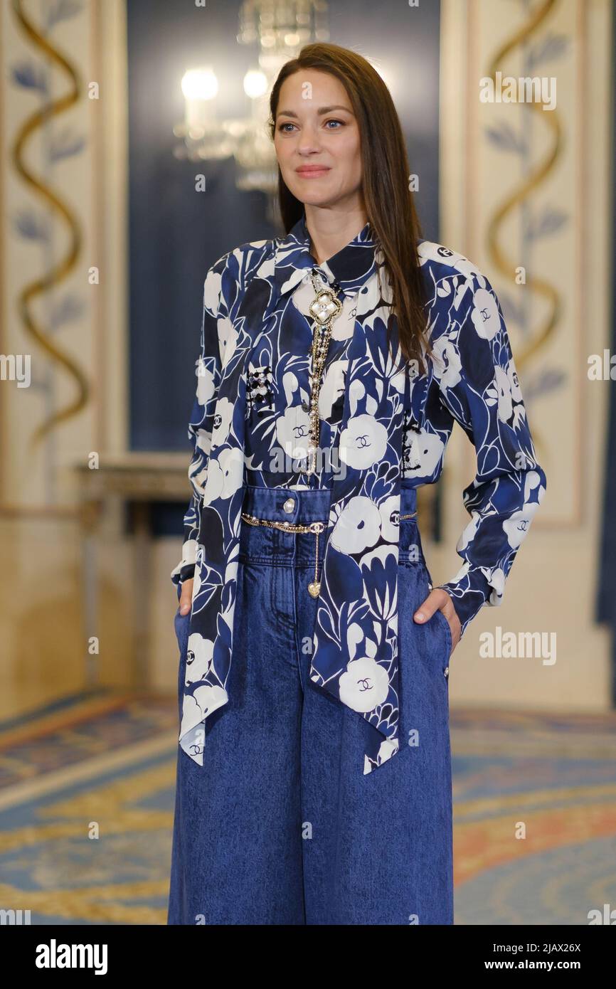 French actress Marion Cotillard, attends the "Juana de Arco" photocall ...