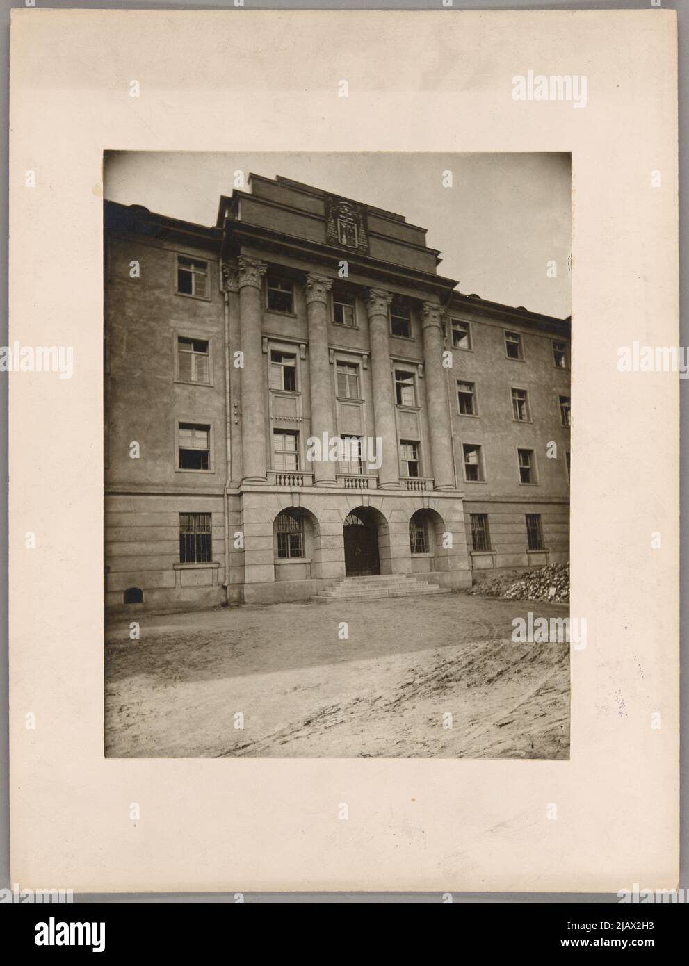GNIEZNO the Seminary building a view of the façade with column avant ...