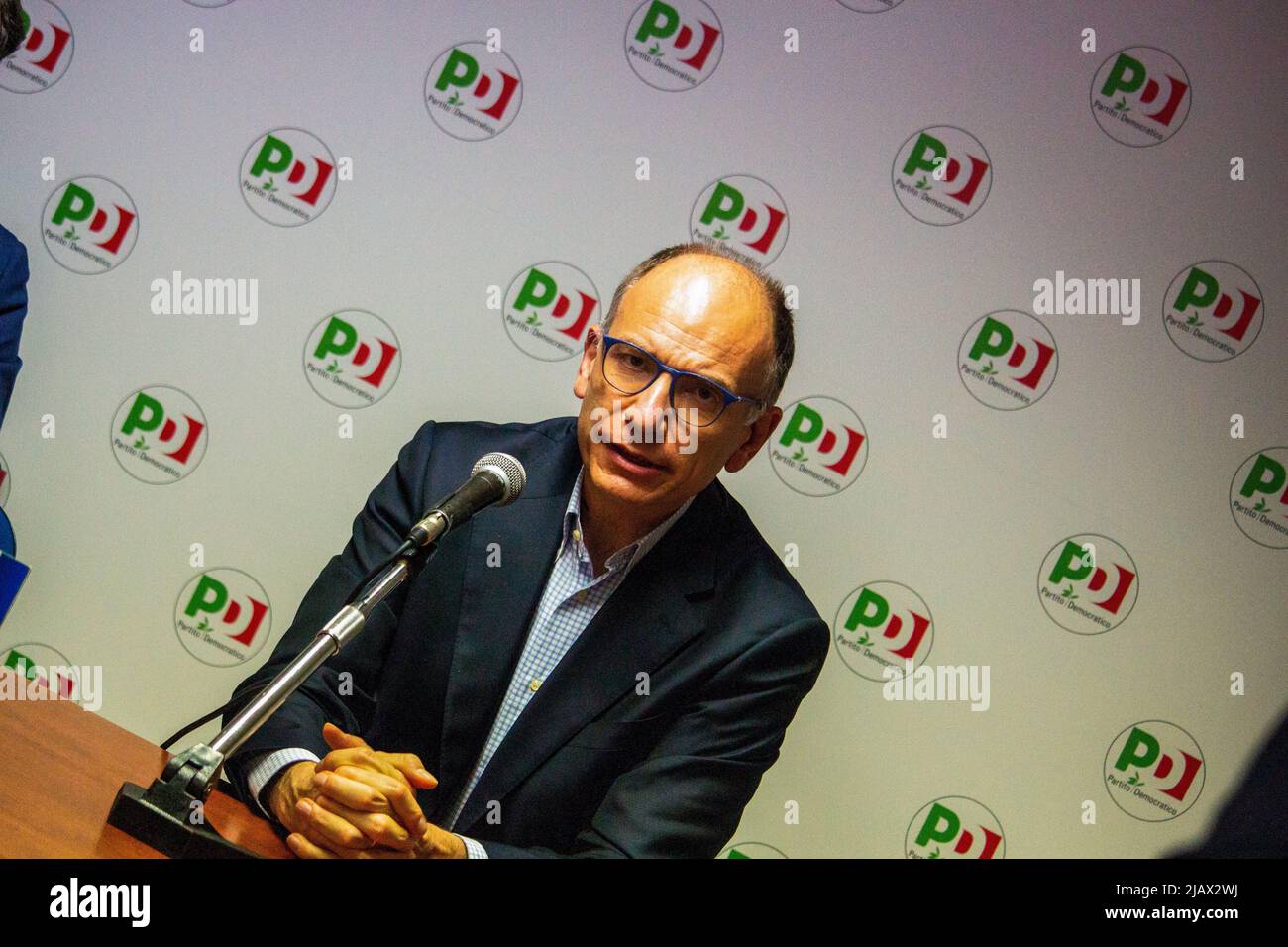 Enrico letta segretario hi-res stock photography and images - Alamy