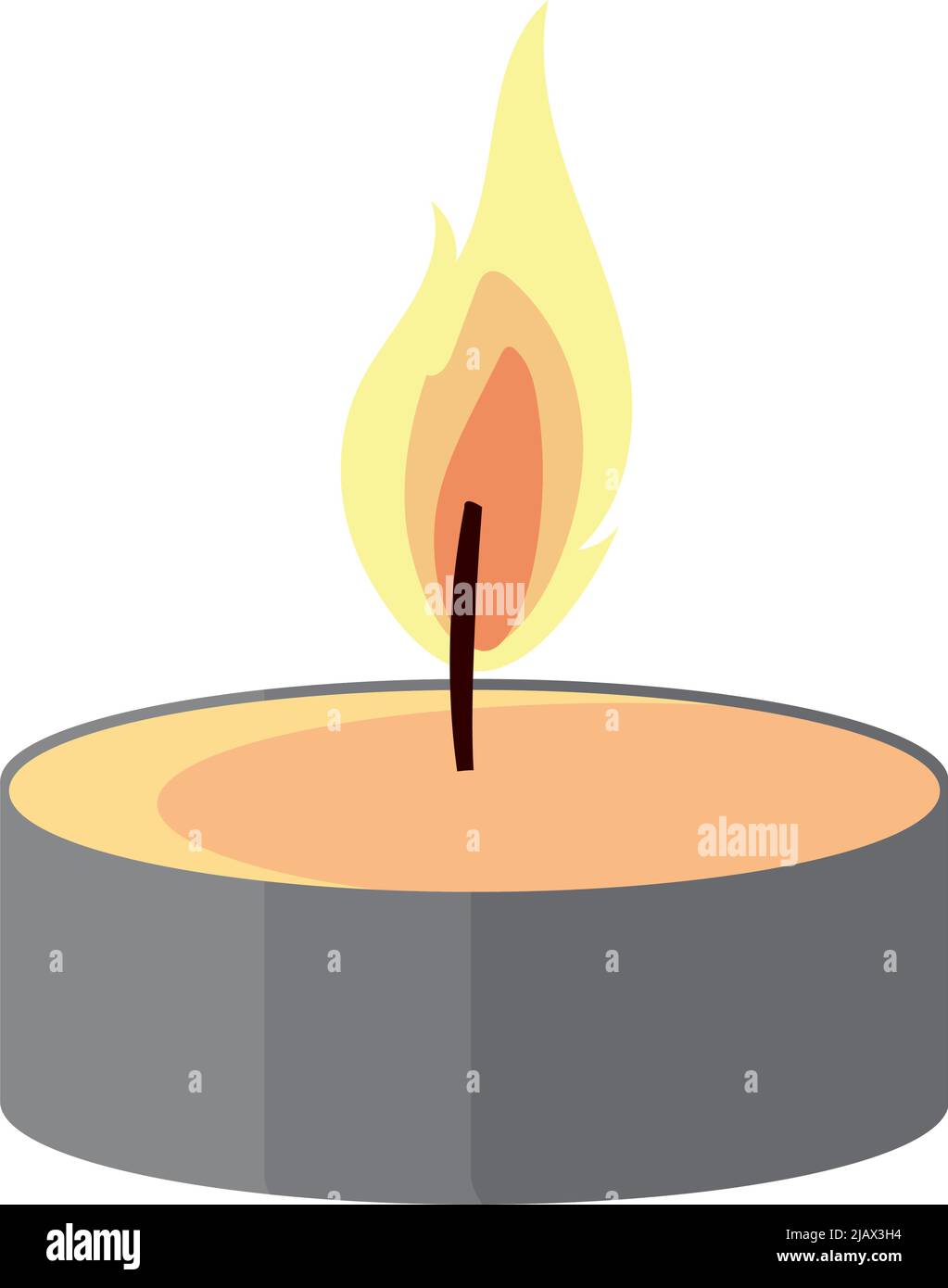 short candle design Stock Vector Image & Art - Alamy