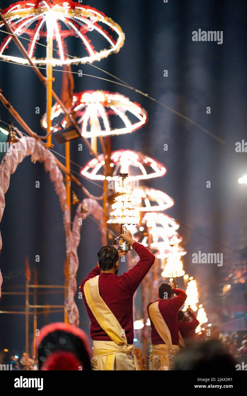 Arati lamps hi-res stock photography and images - Alamy