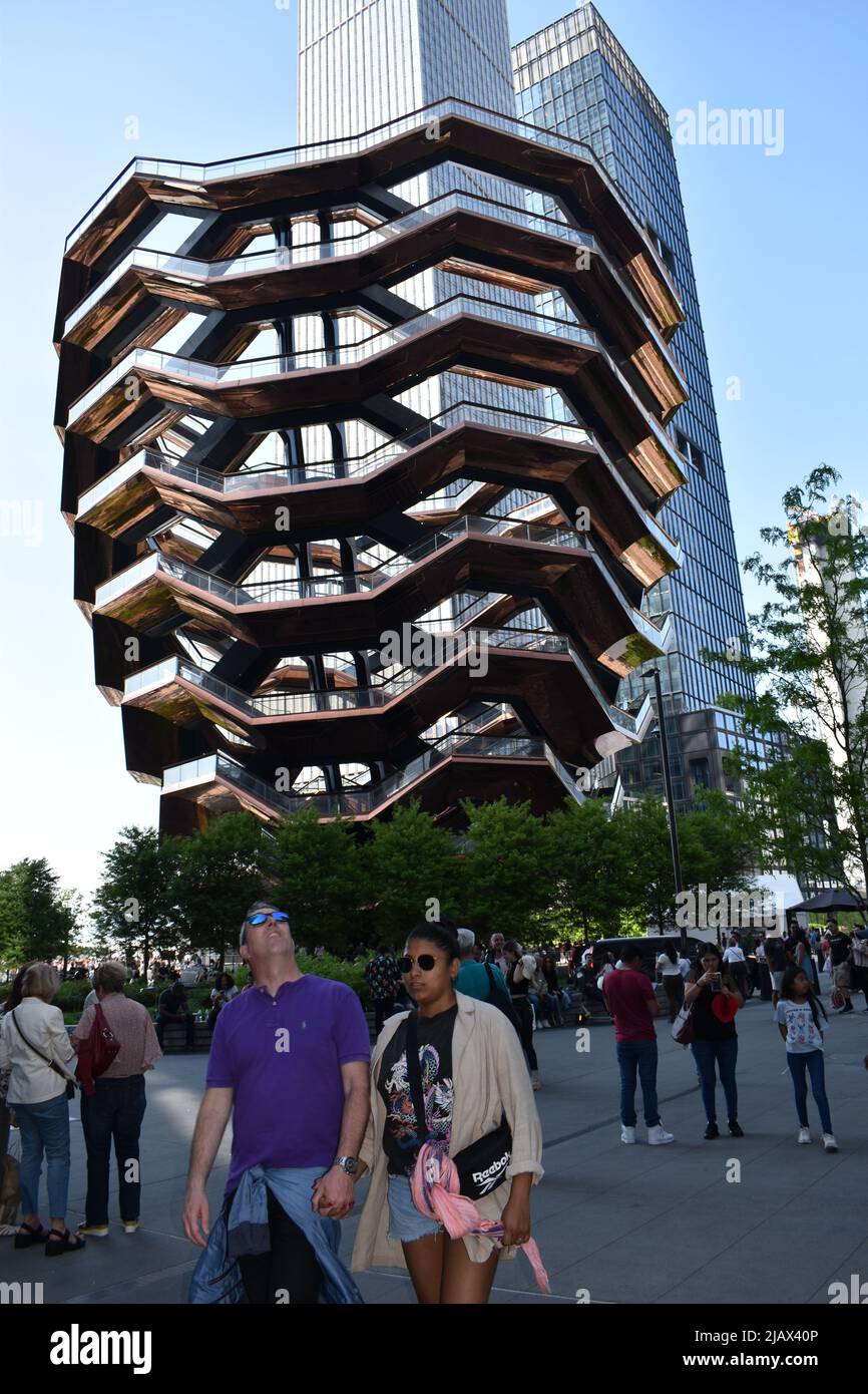 The Vessel, Hudson Yards, Manhattan, New York City, USA Stock Photo - Alamy