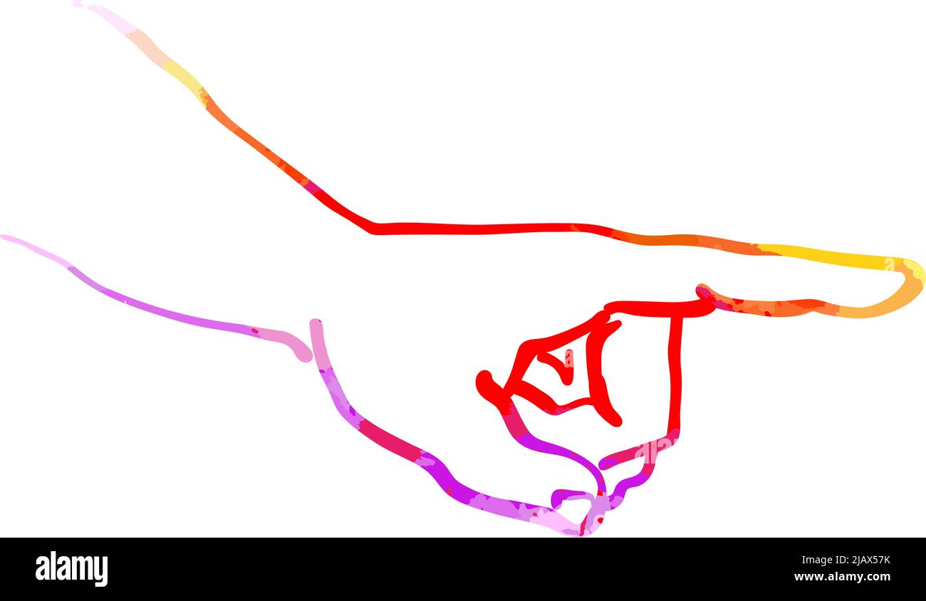 Hand pointing drawing hi-res stock photography and images - Alamy