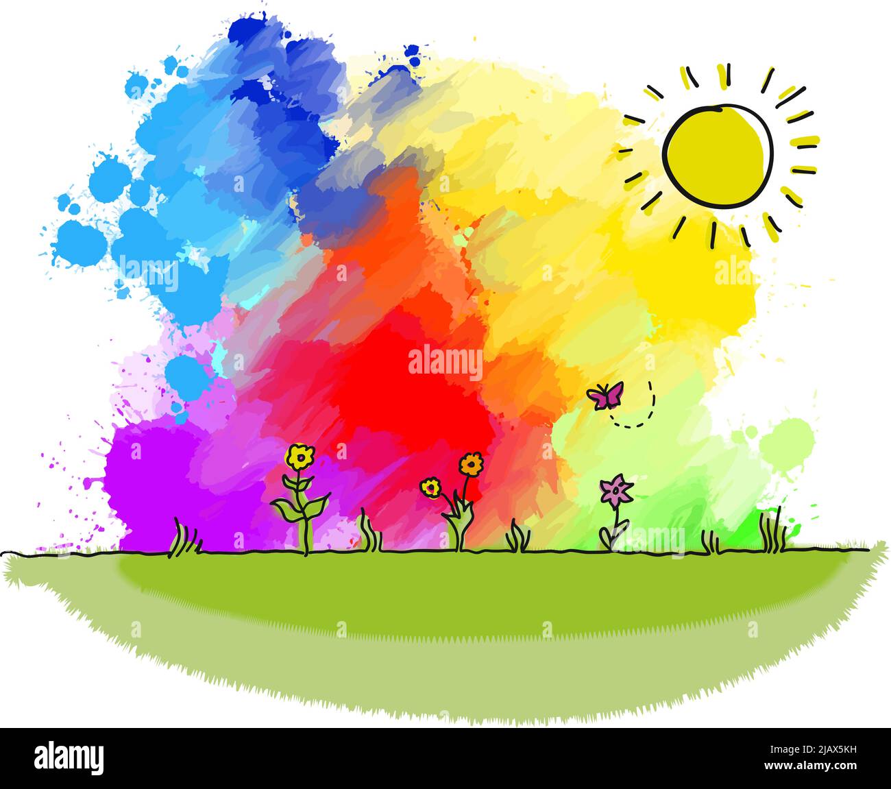 Vector hand drawn pants Cut Out Stock Images & Pictures - Alamy