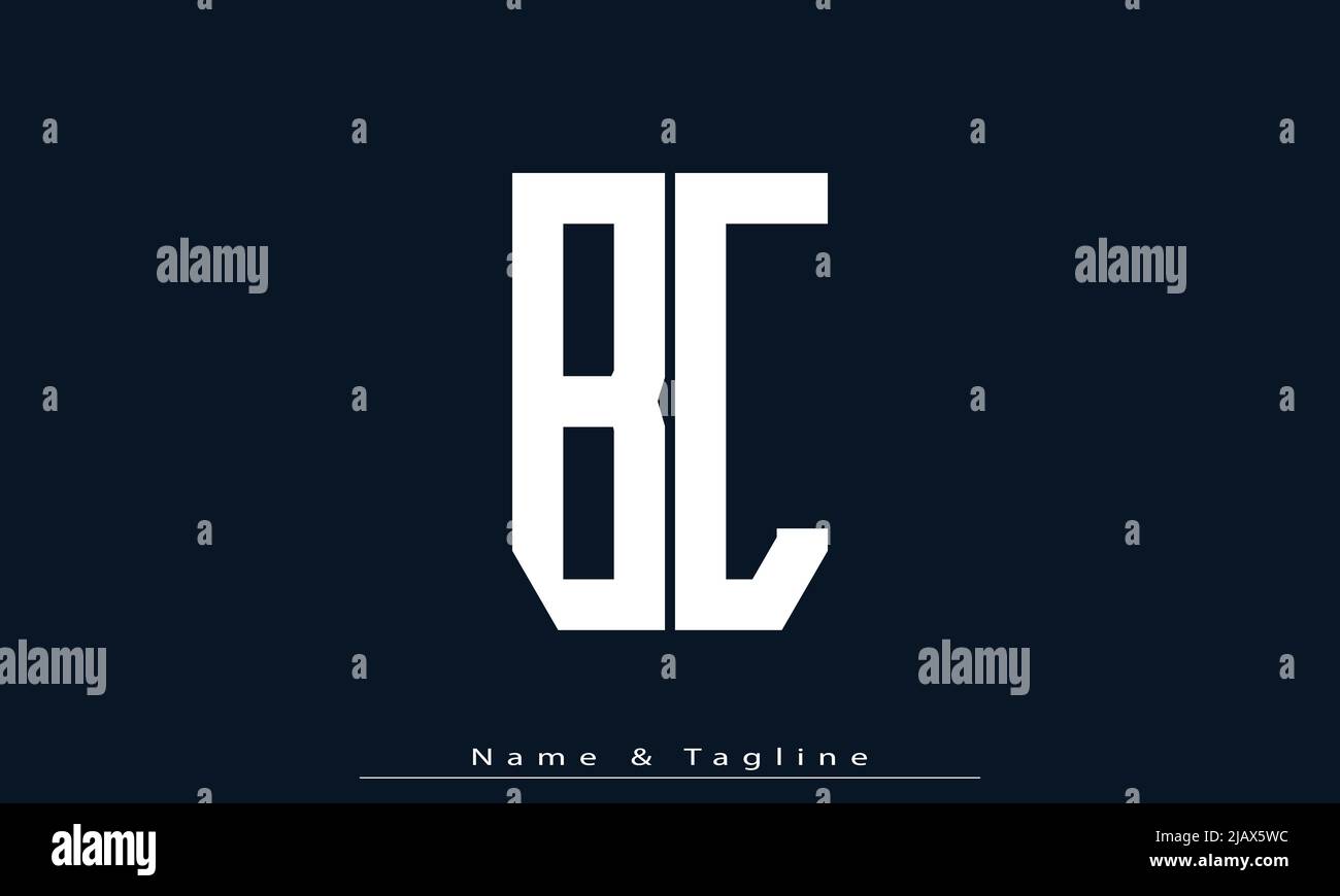 Alphabet letters Initials Monogram logo BC, CB Stock Vector Image & Art ...