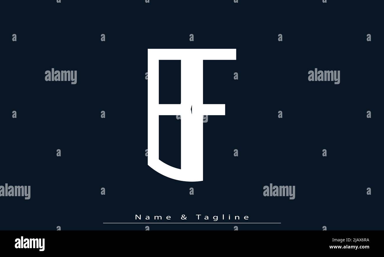Alphabet letters Initials Monogram logo BF, FB Stock Vector Image & Art ...