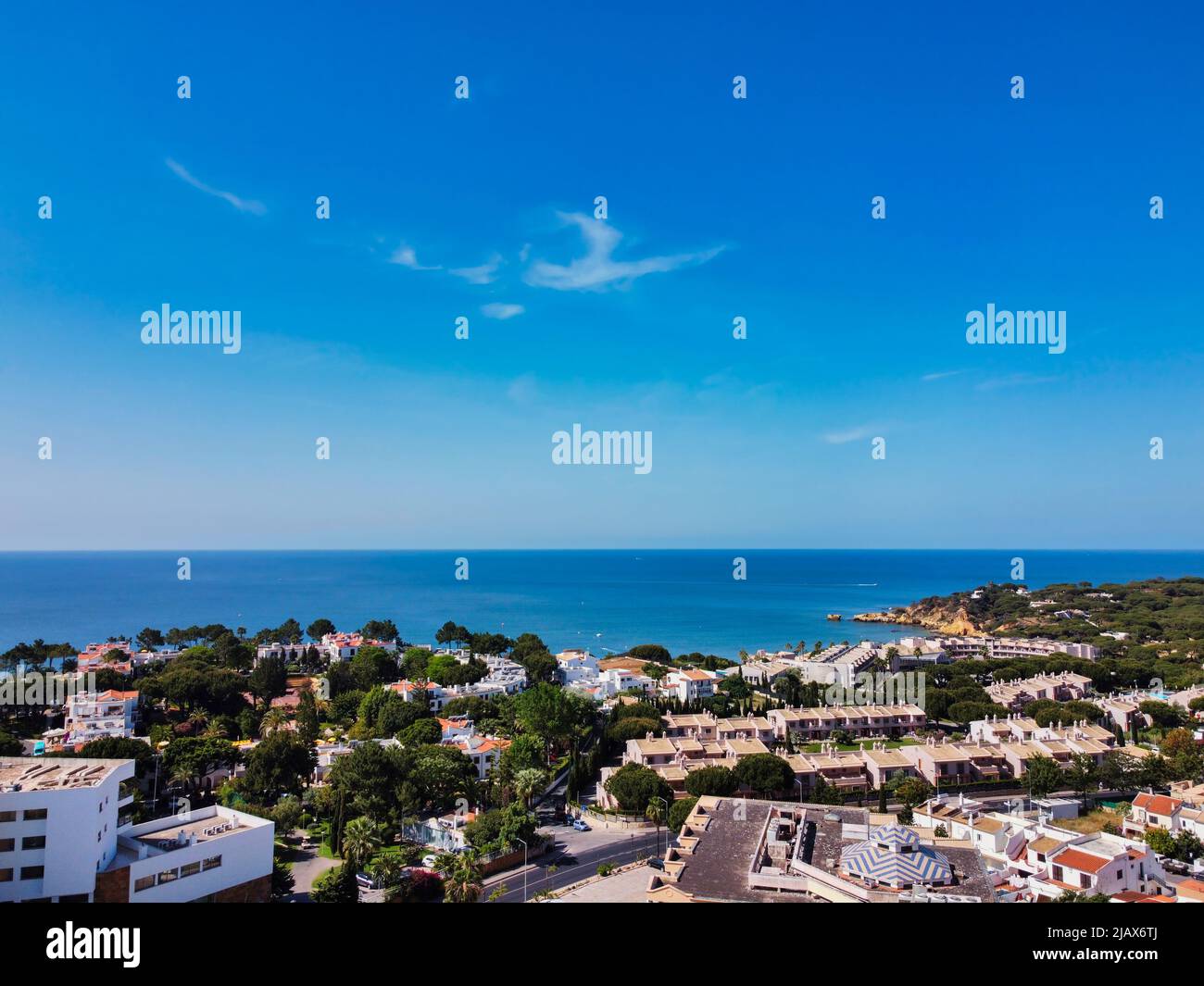 Albufeira street scene algarve portugal hi-res stock photography and ...