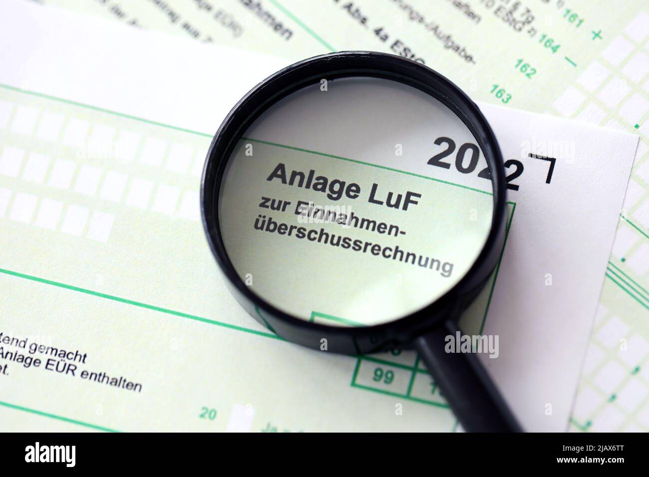 Anlage LuF - German 2022 excess income calculation and Information on ...