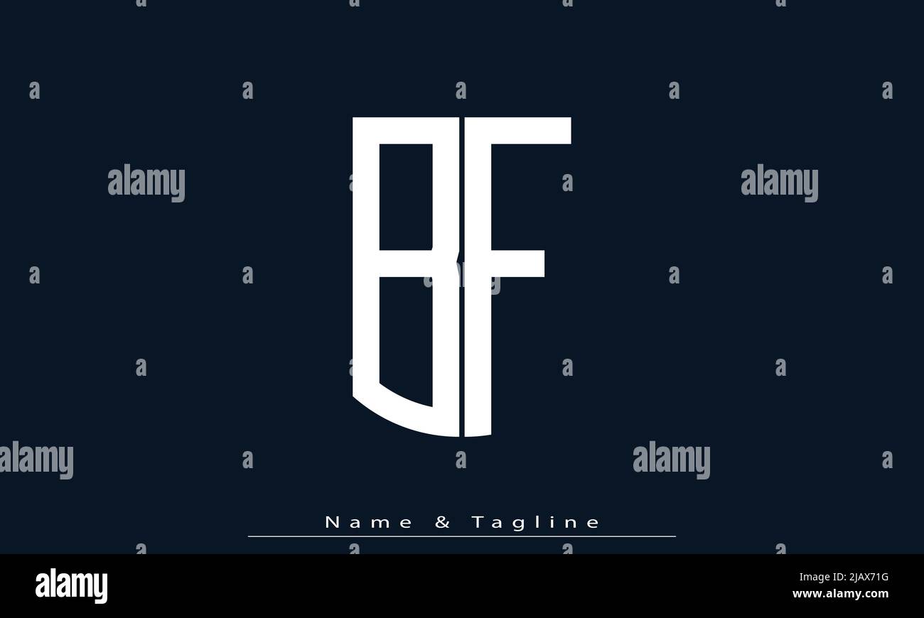 Alphabet letters Initials Monogram logo BF, FB Stock Vector Image & Art ...