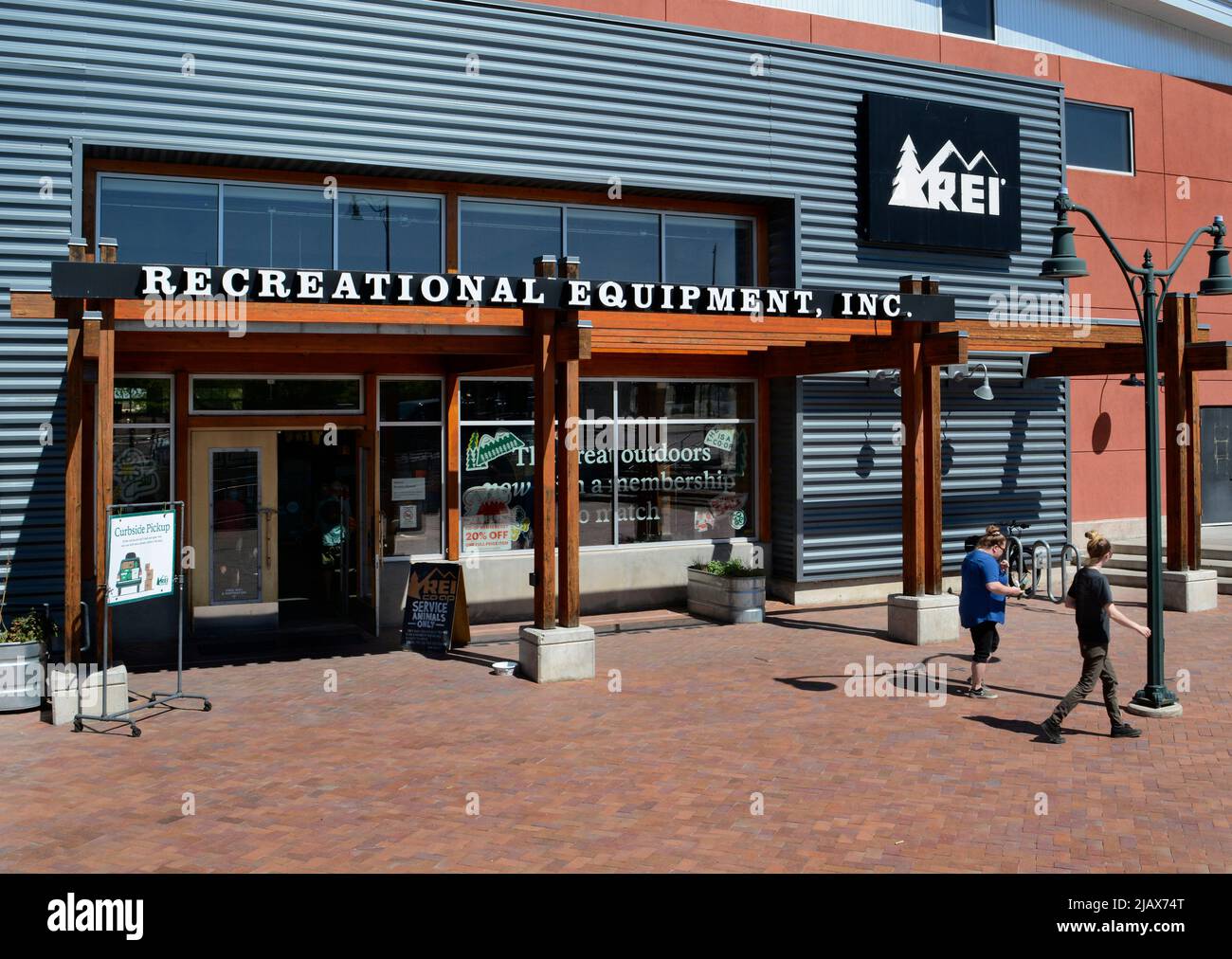 An REI (Recreational Equipment, Inc.) store in Santa Fe, New Mexico ...