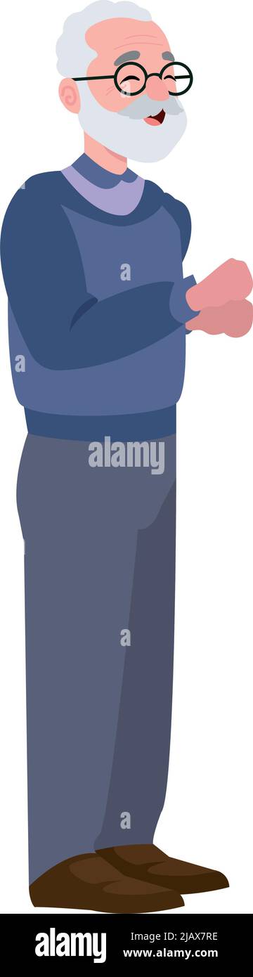 old man design Stock Vector Image & Art - Alamy