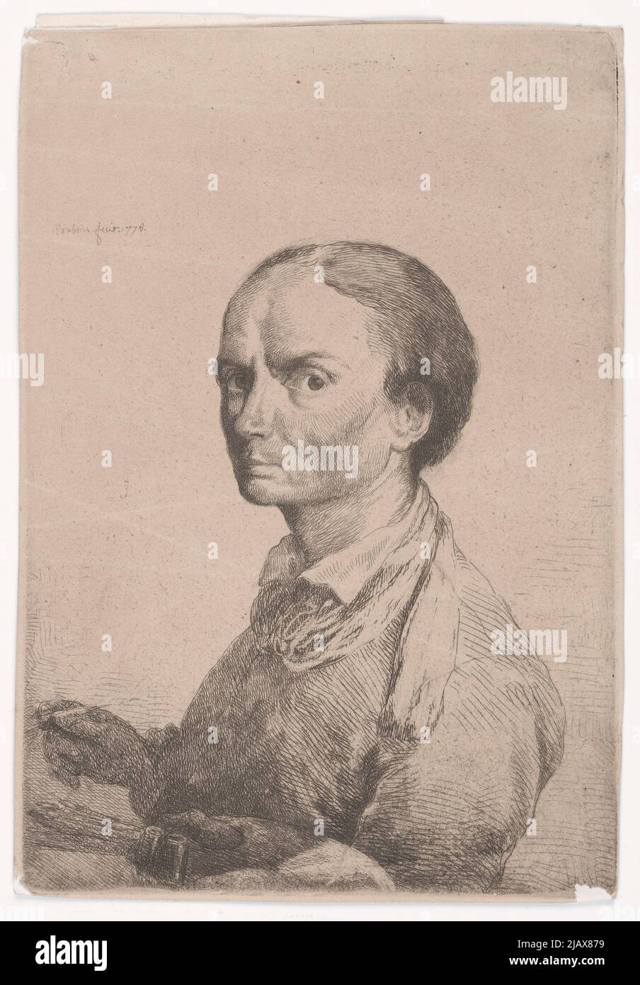Self portrait in the bust Norblin, Jan Piotr (1745 1830 Stock Photo - Alamy