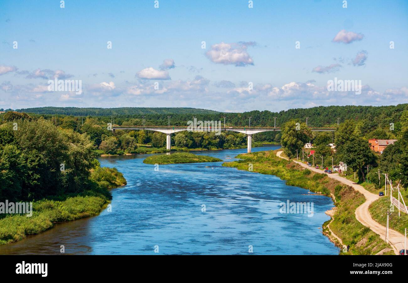 Bridge over the Neman River in Grodno Stock Photo - Alamy