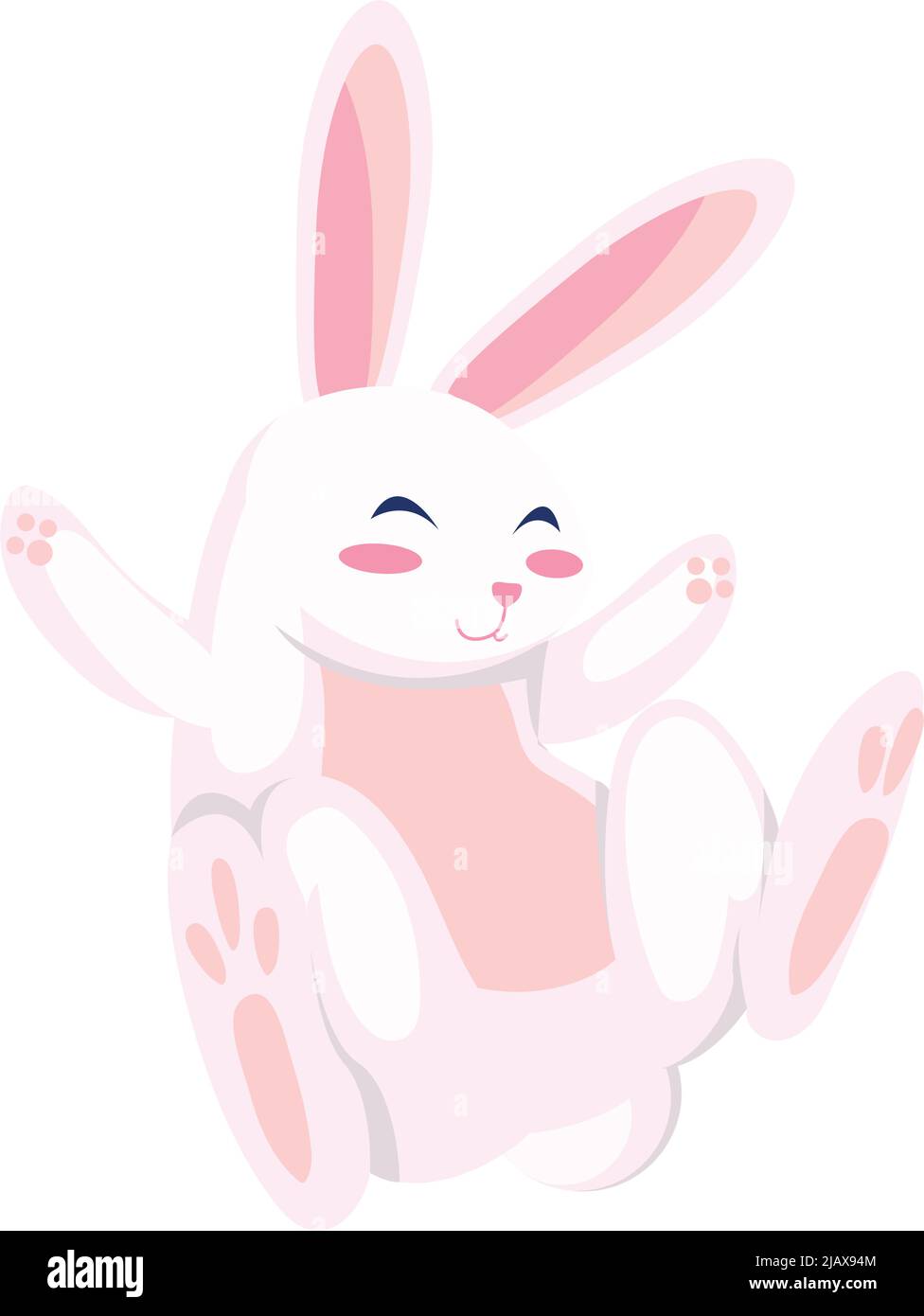 white rabbit illustration Stock Vector Image & Art - Alamy