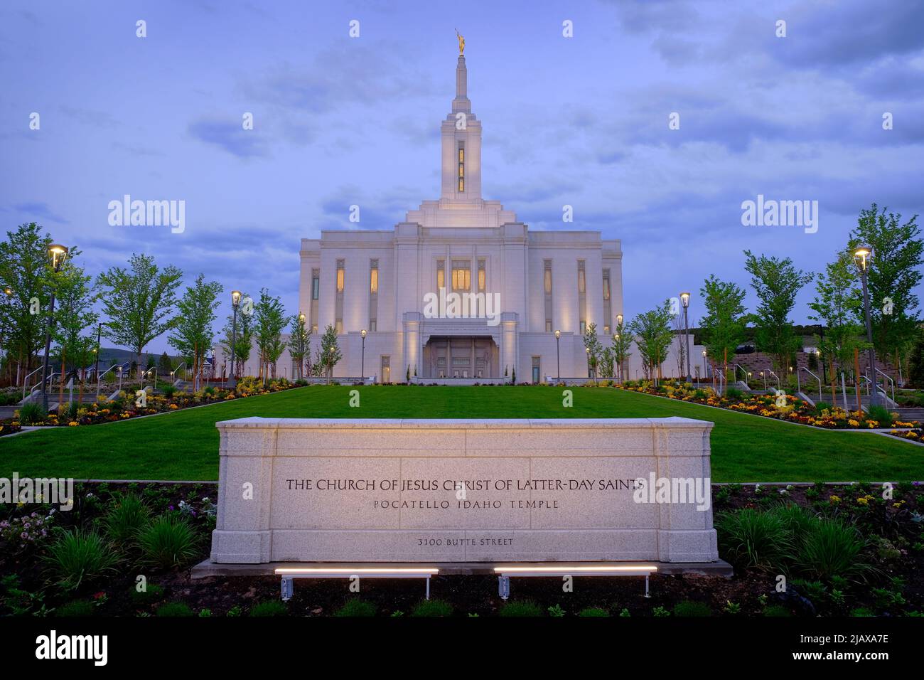 Pocatello Idaho LDS Temple building Mormon Church of Jesus Christ ...