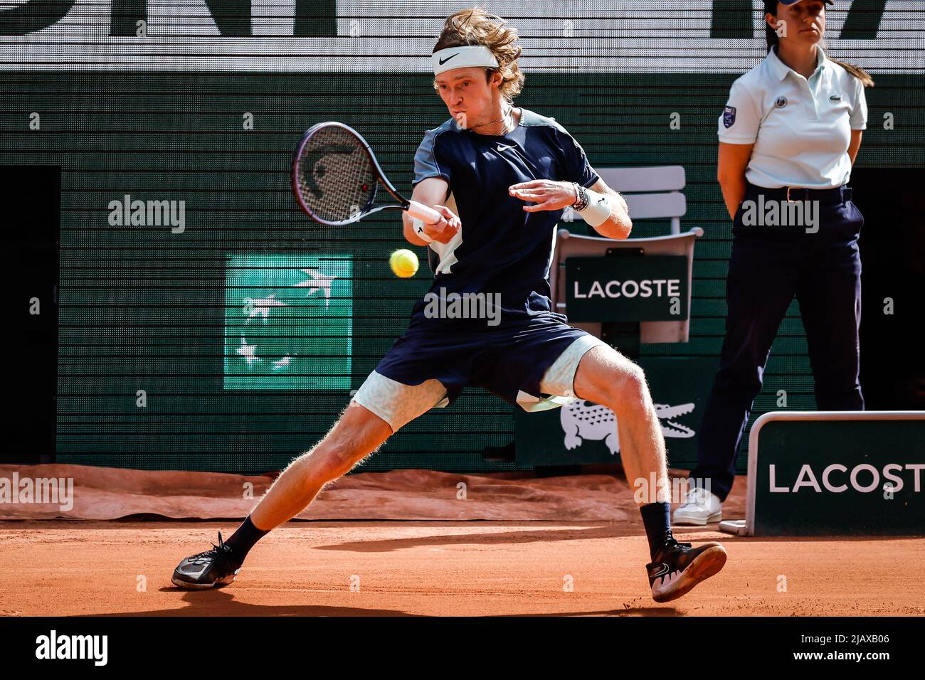 Andrey RUBLEV of Russia during the Day eleven of Roland-Garros 2022 ...