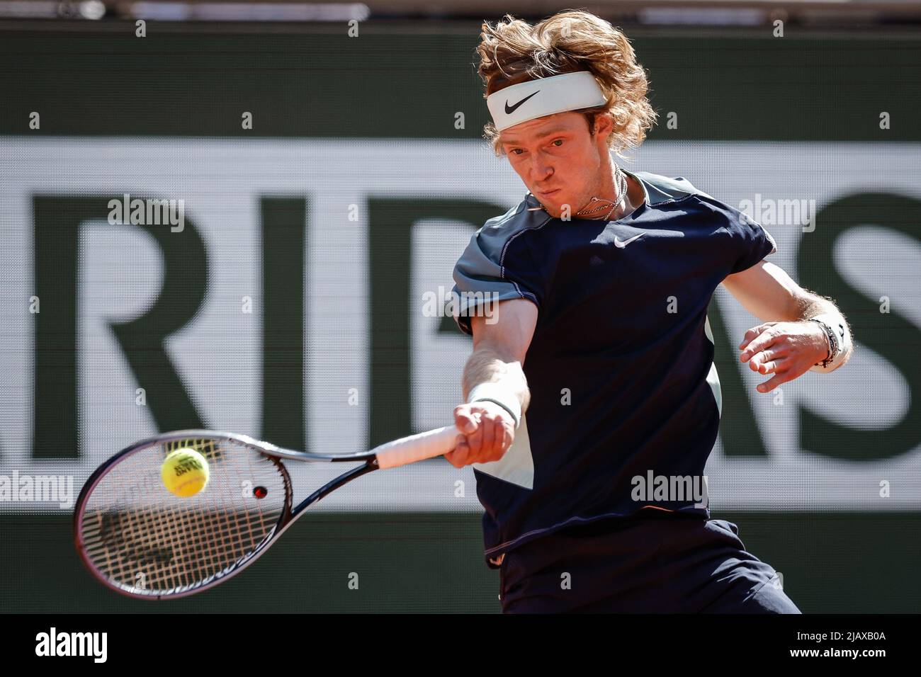 Andrey RUBLEV of Russia during the Day eleven of Roland-Garros 2022 ...