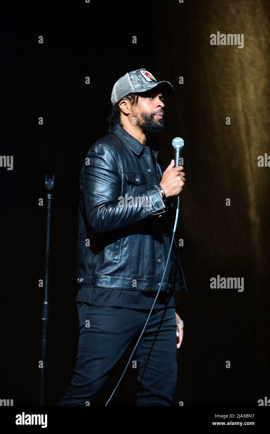 Miami, FL, USA. 30th May, 2022. Actor/ Comedian DeRay Davis performs ...