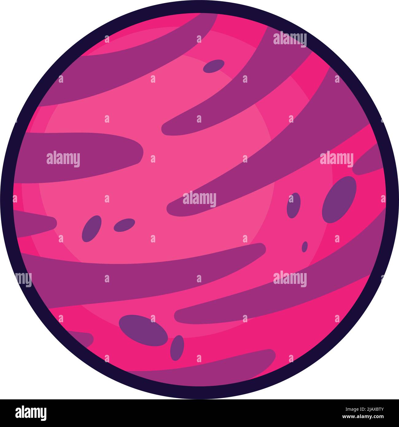 pink planet design Stock Vector Image & Art - Alamy