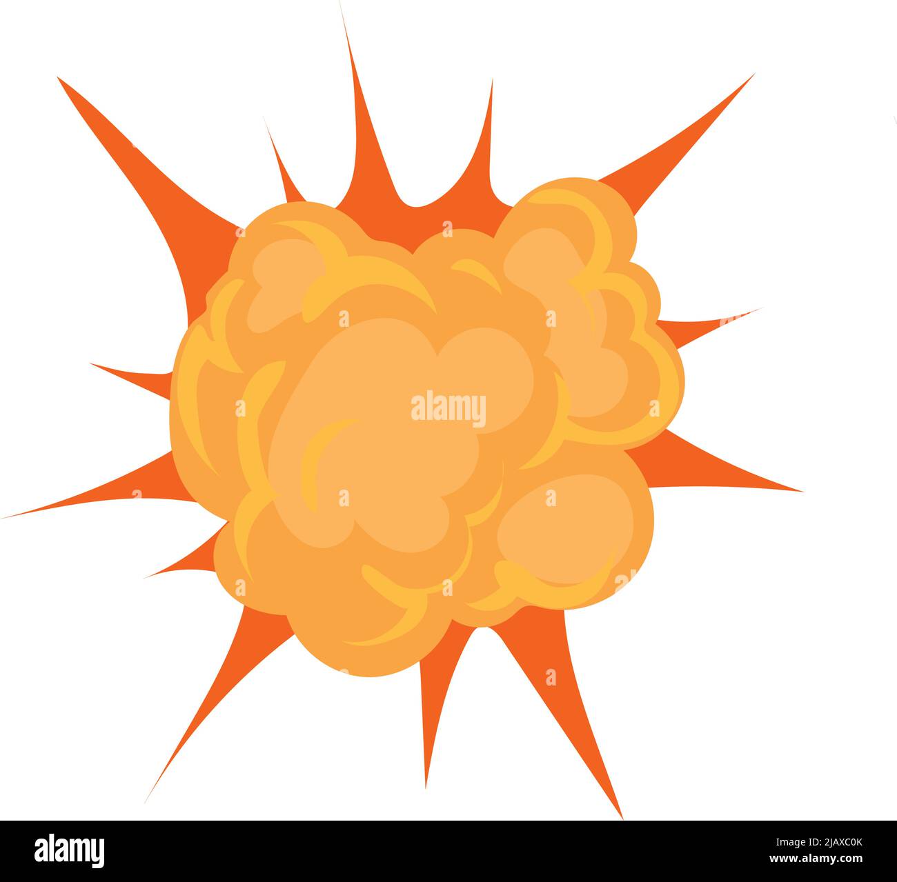 orange explosion design Stock Vector Image & Art - Alamy