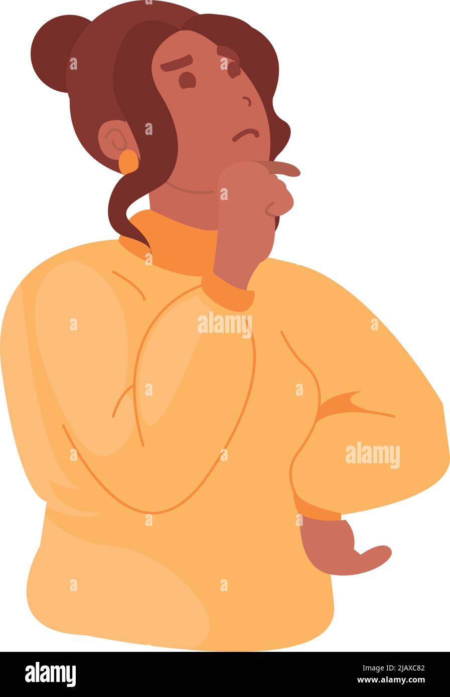 woman thinking design Stock Vector Image & Art - Alamy