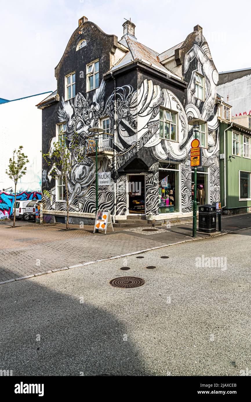 Hong Kong-based Belgian street artist Cara To (AKA Caratoes) created ...