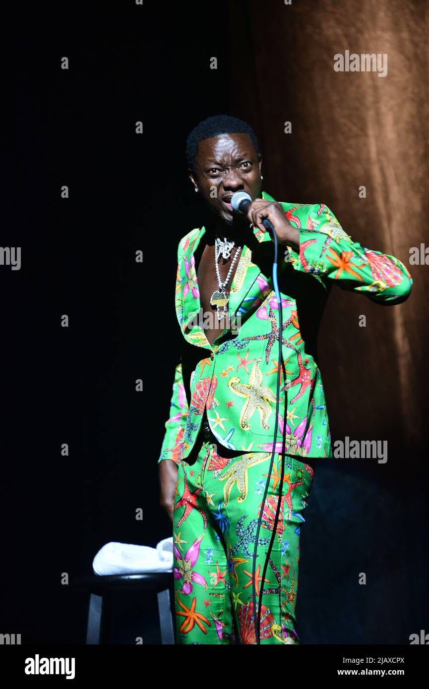 Miami, FL, USA. 30th May, 2022. Actor/ Comedian Michael Blackson ...
