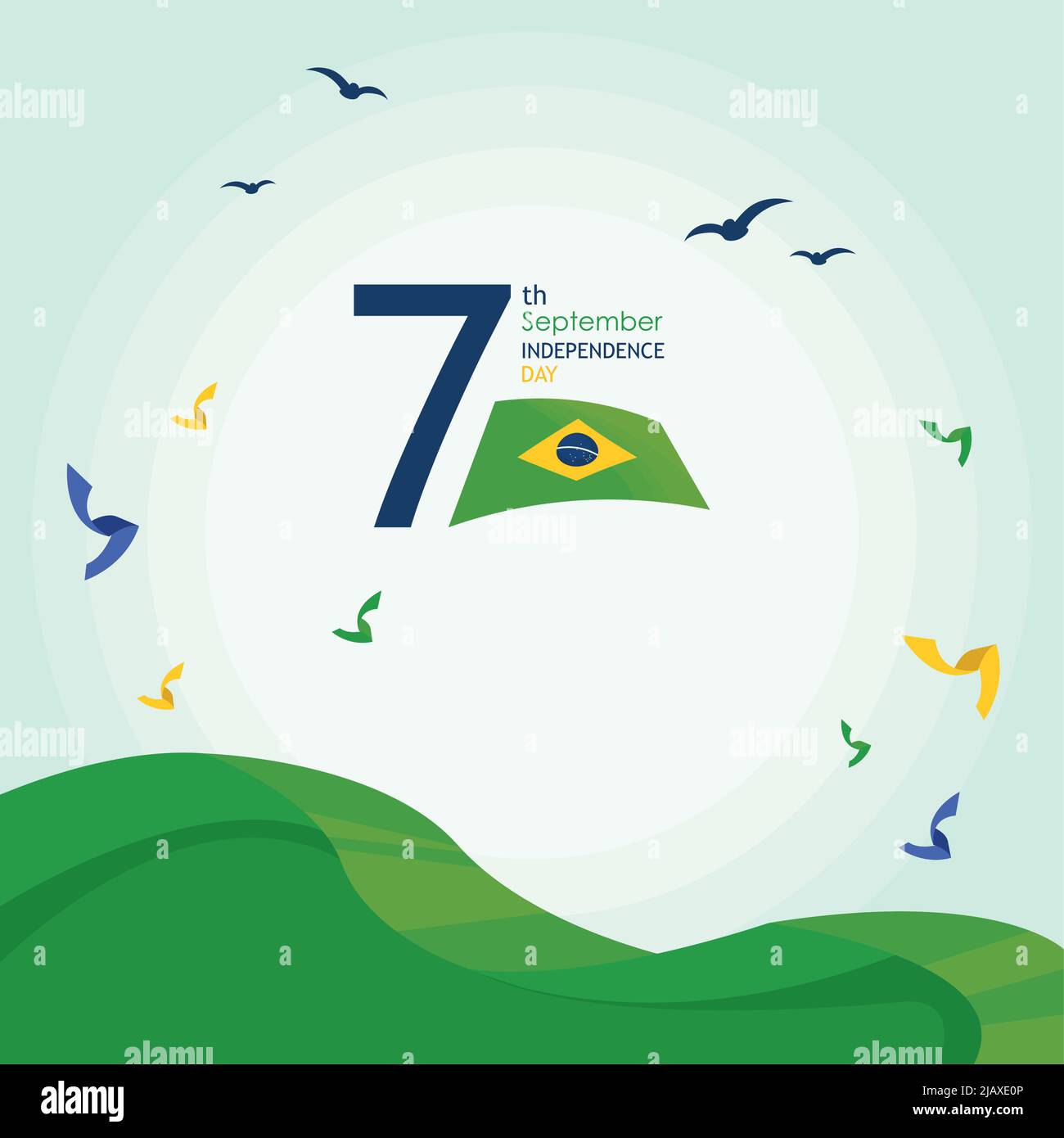 brazil independence illustration Stock Vector Image & Art - Alamy